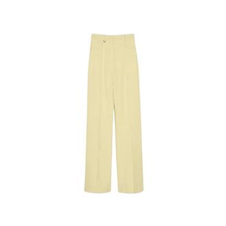 Jacquemus Pantalon Sauge - - Trousers - Damen - Gelb - M