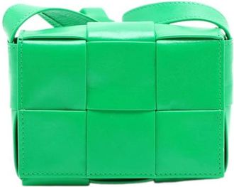 Bottega Veneta unisex, Pre-owned, Vert, Taille: ONE Size Sac bandouli&egrave;re Cassette Pre-owned