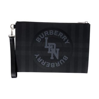 Burberry Homme, Accessoires, Noir, Taille: ONE Size Portefeuille Edin