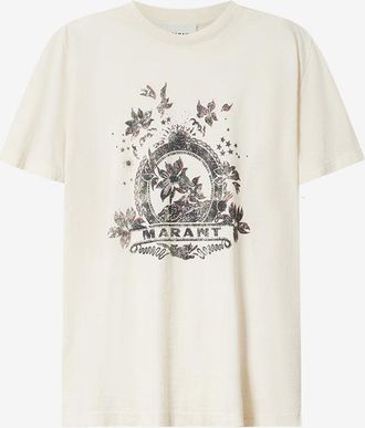 Isabel Marant T-shirt Zewel - Femme - &Eacute;cru - Taillexs - Marant &Eacute;toile