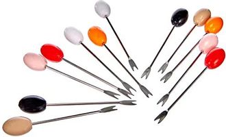 Paderno World Cuisine Tavola Table verchromt Schneckengabel 12 St