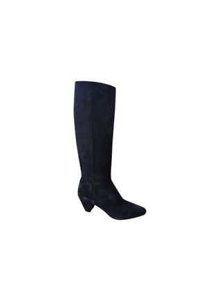 Miu Miu black suede long boots Size 39