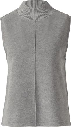 s.Oliver &Auml;rmelloses Sweatshirt mit geripptem Stehkragen