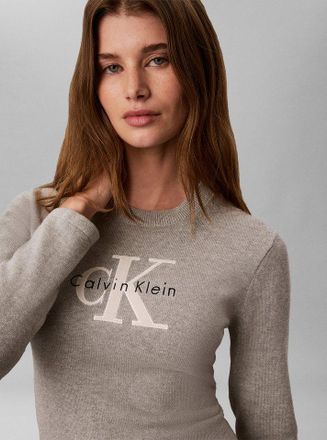 Calvin Klein Jeans Minikleid LOGO MINIDRESS Regular fit, Logoschriftzug