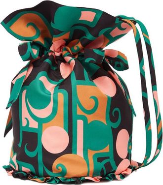 La DoubleJ Womens Ceremony Bag Multicolour Polyester Handbags Hand