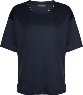 Elena Miro Femme, Tops, Bleu, Taille: 42 FR 034 T-shirt