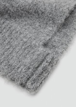 Mango Gestrickte Balaclava mittelgrau meliert - Damen - Einheitsgröße - MANGO