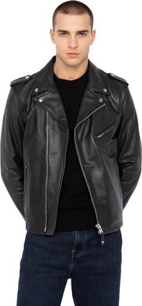 Schott NYC Herren Lc1140icon Jacke, Schwarz (Black 90), XXX-Large