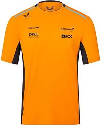 McLaren T-shirt réplique de léquipe F1 2023 pour homme, papaye, Taille L