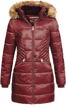 Geographical Norway Cora IMS Production Parka dhiver pour femme avec capuche en fourrure Tailles S M L XL XXL, L