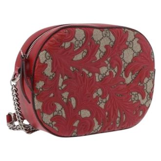 Gucci Pre-owned Vintage GG Canvas Schultertasche - - Pre-owned - Damen - Rot - ONE SIZE