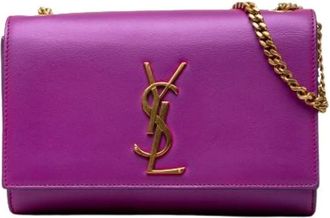 Saint Laurent Pre-owned Small Kate Shoulder Bag - Femme - Pre-owned - Violet - Taille: ONE Size