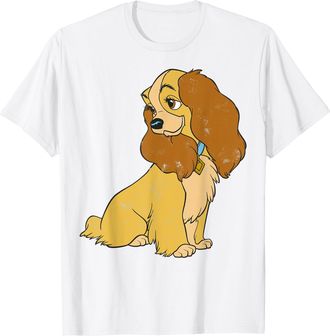 Disney Lady And The Tramp Lady Vintage Portrait T-Shirt