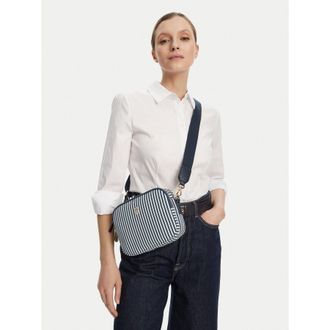 Tommy Hilfiger Handtasche Tommy Hilfiger Poppy Summer Camera Bag AW0AW17231 Dunkelblau