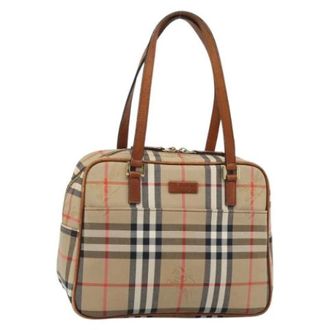 Burberry Sac &agrave; main vintage doccasion - Femme - Pre-owned - Beige - Taille: ONE Size