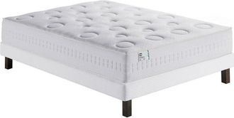 Simmons Matelas 100% ressorts, épaisseur 26cm, accueil moelleux - 160x200 cm - oxygène-r