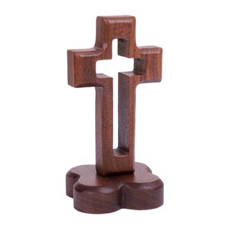 Generico Tischkreuz - katholische Heimdekoration Jesus f&uuml;r Ostern - religi&ouml;se Wandkunst, f&uuml;r Wohnzimmer, Arbeitszimmer, Schlafzimmer, B&uuml;ro, Bad, Kirche, Hochze