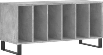 vidaXL Plattenschrank Betongrau 100x38x48 cm Holzwerkstoff Vidaxl