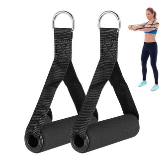 Generic Übungsgriffe - Zuggriffe für Fitnessstudio, Riemen-Handgriff | Robuste Griffe für das Fitnessstudio mit komfortablem Griff, rutschfestem und langlebig