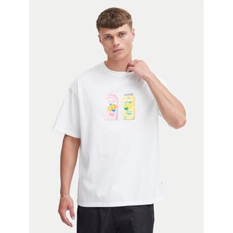 Solid T-Shirt 21108243 Wei&szlig; Relaxed Fit