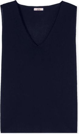 Oltre Femme, Tops, Bleu, Taille: 40 FR Top Seamless