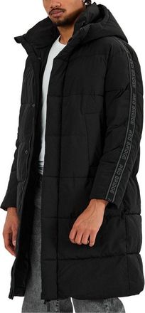 Red Bridge Winterjacke mit Kapuze Langer Steppmantel warm leicht Casual Zwei-Wege-Rei&szlig;verschluss mit Druckknopfleiste - flexibel und winddicht