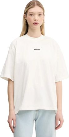 Barrow Barrow - T-shirt imprim&eacute; logo - Femme - Tops - Blanc - Taille: 36 FR