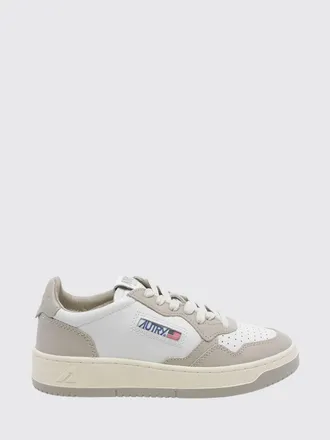 Autry Medalist Low Sneakers aus Kalbsleder mit perforierter Zehenkappe