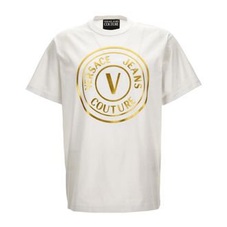 Versace Jeans Couture T-Shirt - - Tops - Herren - Wei&szlig; - XL