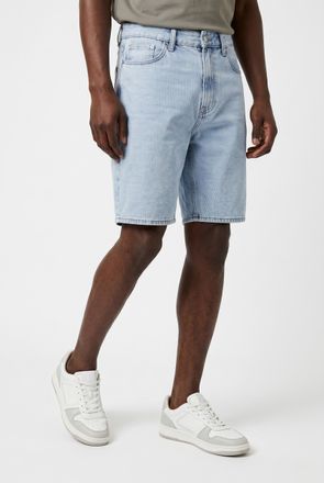 Only & Sons Shorts ONLY & SONS ONSFADE PIM DNM SHORTS BOX, Herren, Gr. XL, N-Gr, light blau denim, Web, Obermaterial: 100% Baumwolle, unifarben, straight fit knie