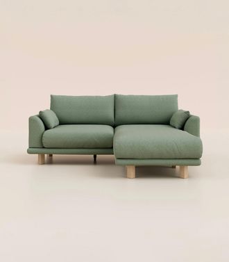 Tediber Canap&eacute; dangle 3 places - Tissu Vert Sauge - Tediber