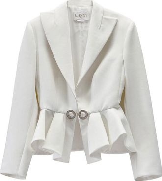 Genny Veste Casual - Blanc