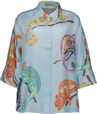 Herzen'sangelegenheit Femme, Blouses et Chemises, Bleu, Taille: 44 FR Bluse