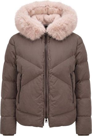 BLONDE No.8 Winterjacke SNOW 316 mit Kunstfell gef&uuml;tterter Kapuze