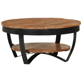 vidaXL Table basse 65x65x32 cm Bois dacacia solide Vidaxl