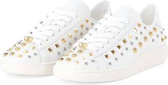 Valentino Garavani Low-Top Sneaker - Sneaker mit Nieten - Gr. 41 (EU) - in Wei&szlig; - f&uuml;r Damen