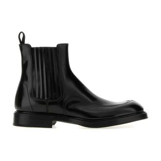 Dolce & Gabbana Bottines en cuir - Homme - Chaussures - Noir - Taille: 43 EU