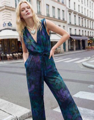 Desigual Night Garden - Combinaison - Bleu