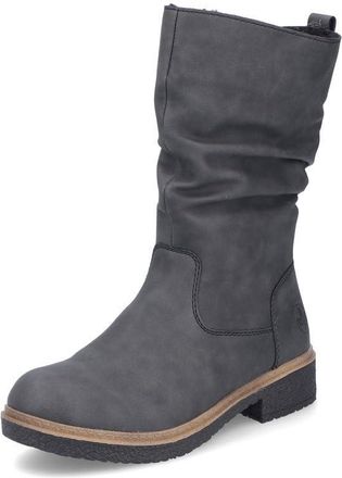 Rieker Damen Klassische Stiefeletten Z5061, Frauen Stiefeletten,Winterstiefeletten,Winterschuhe,warm,gefüttert,Boots,Stiefel,grau (45),36 EU / 3.5 UK