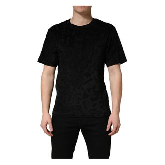 Dolce & Gabbana DG Mania Logo Print Casual T-shirt - - Tops - Herren - Schwarzk - XS
