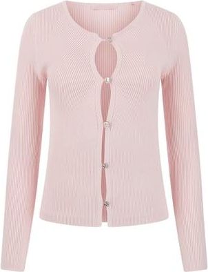 Guess Cardigan ajust&eacute; &agrave; boutons bijoux
