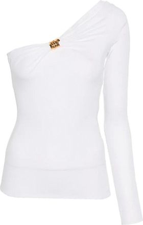 Elisabetta Franchi Pull Col Rond - Cr&egrave;me