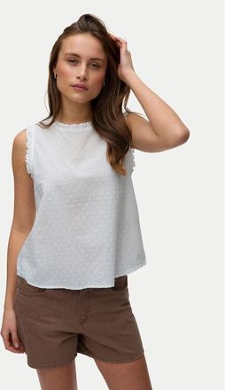 Vero Moda Top Trine 10342734 Wei&szlig; Regular Fit