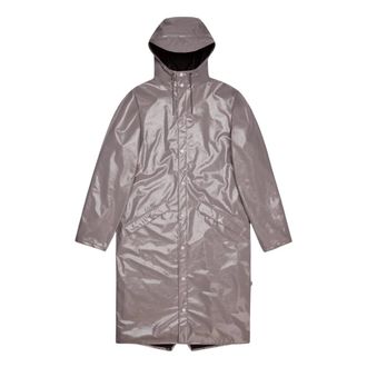 Rains Longer Jacket W3 - - Jackets - Herren - Grau - L