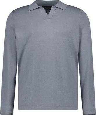 Marc O'Polo Herren Pullover blau unifarben