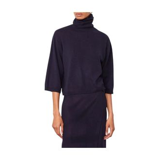 Officine G&eacute;n&eacute;rale Jalila Turtleneck - - Knitwear - Damen - Blau - L