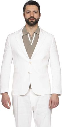Paolo Pecora Homme, Vestes, Blanc, Taille: S Giacca 1102