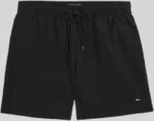 Tommy Hilfiger Regular Fit Badehose mit Logo Stitching