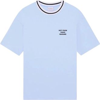 Dr&ocirc;le de Monsieur Homme, Tops, Bleu, Taille: XL Slogan Sport T-Shirt