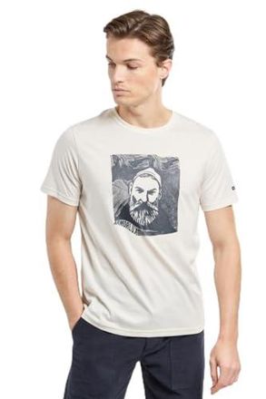 Armor Lux Ancre T-Shirt, Marin H24/Nature, S Homme